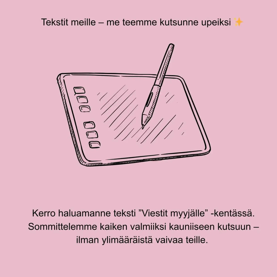Hääkutsut kukallinen niittykukat – Decopaja